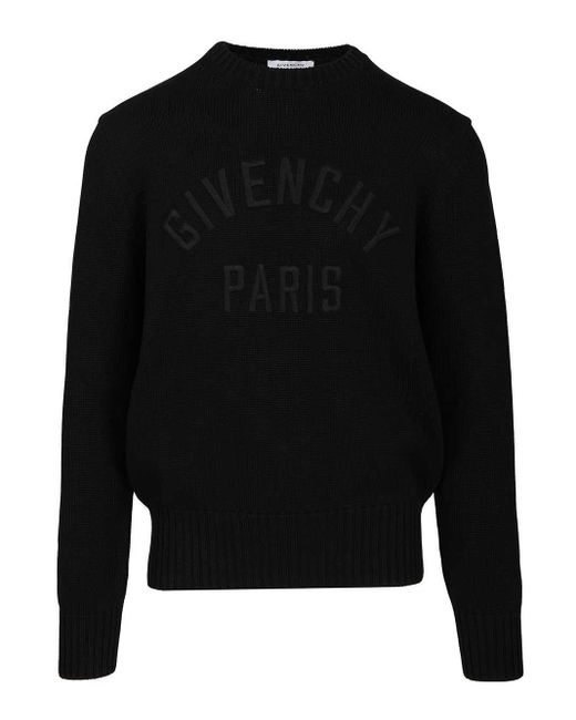 Givenchy Paris Knitwear in Black for Men | Lyst UK