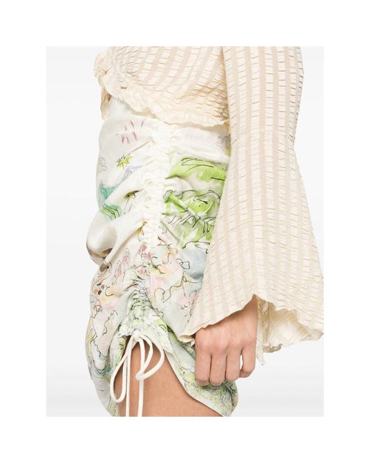 ALÉMAIS Neutral Skirts in White | Lyst