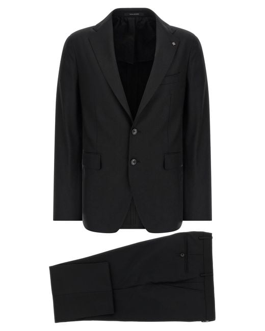 Tagliatore Vesuvio Suits Black for Men | Lyst UK