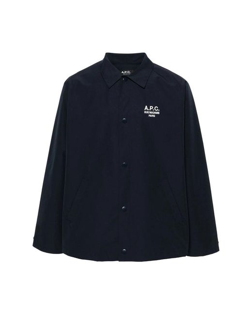 A.P.C. Blue Jackets for Men | Lyst UK