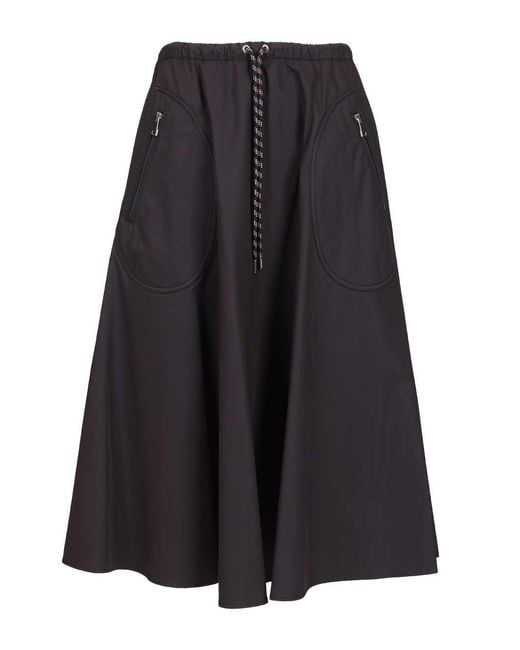 Moncler Skirt Skirts in Black | Lyst