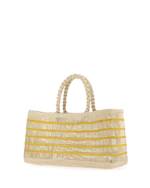 Guanabana Two-Tone Straw Barbados Shopping Bag in Metallic | Lyst