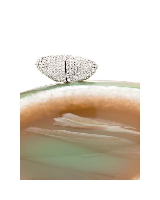 Benedetta Bruzziches Neutral Clutch Bags in Natural | Lyst