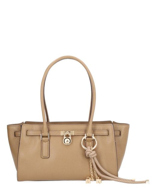 Michael Kors Bag "modern Hamilton" Small in Natural | Lyst UK