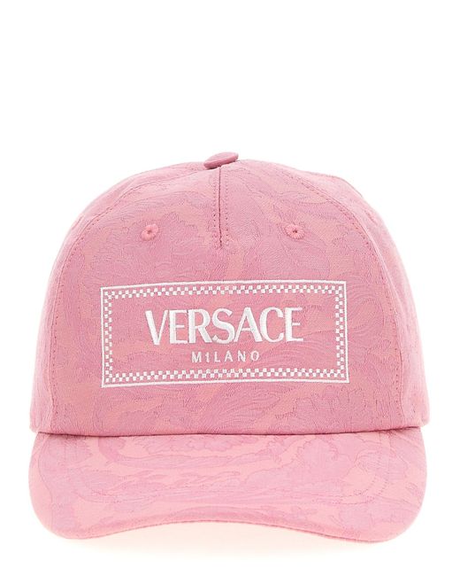 Versace Athena Hats in Pink | Lyst