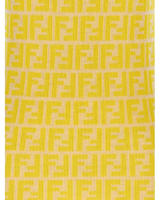 Fendi Ff Tops in Yellow | Lyst
