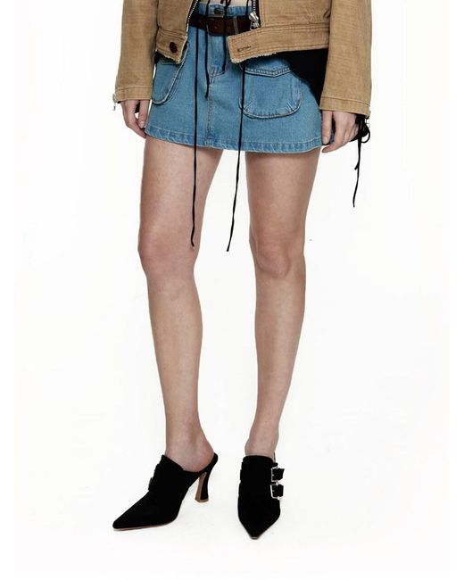 OSOI Needle Brocle Mule [] in Blue | Lyst