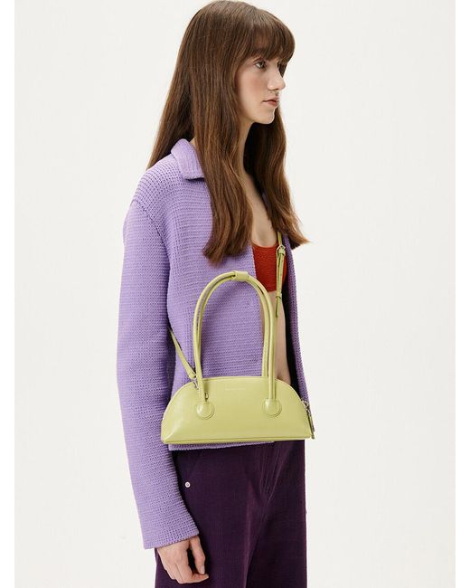 Marge Sherwood Leather Bessette Shoulder Bag In Purple Lyst