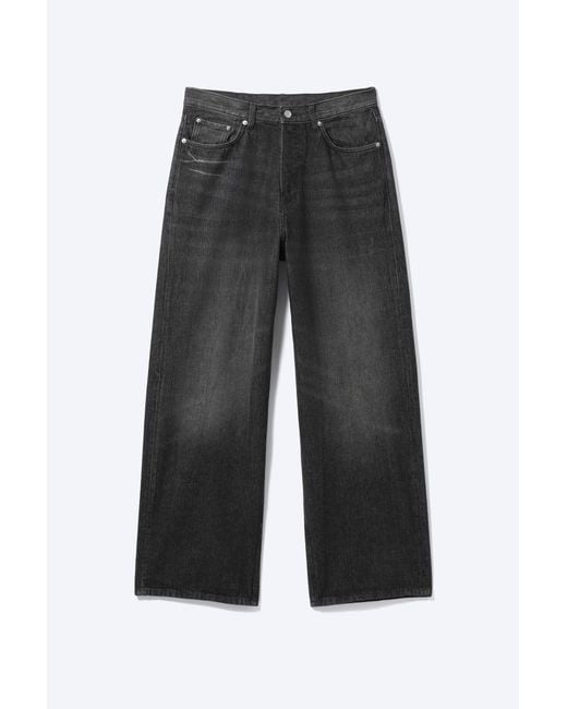 Weekday Astro Mid Waist Loose Baggy Jeans in Schwarz für Herren | Lyst DE