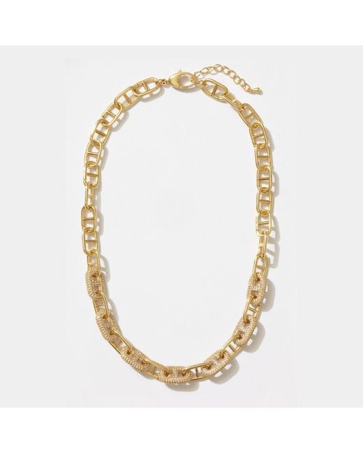 Alexie of Athens Greco Pavé Equestrian Chain in Metallic | Lyst UK