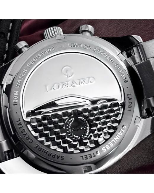 Lonard Watches Lap One Coffee Limited Edition Column Wheel Chronograph ...