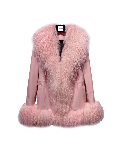 Madeleine Simon Studio Off Duty Ballerina Coat in Pink | Lyst