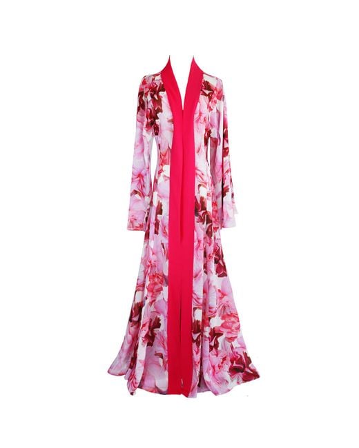 Ak Royalty Resortwear Carol Kimono Cypress in Red | Lyst UK