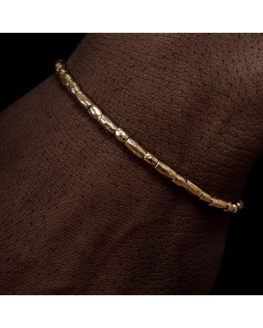 Dower & Hall Rice Nomad Bracelet in Metallic for Men | Lyst UK