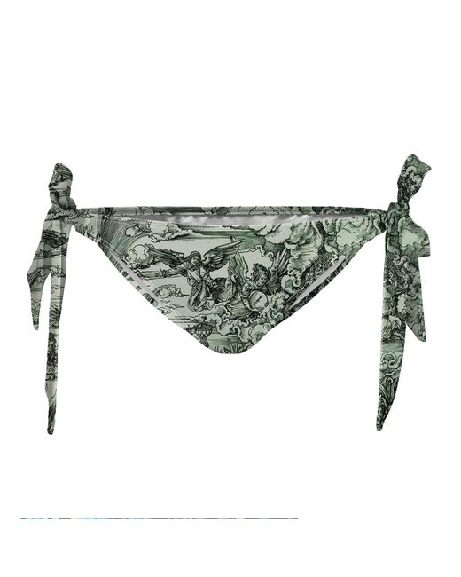 Aloha From Deer Durer Series Apocalypse Bikini Bows Bottom in Green | Lyst