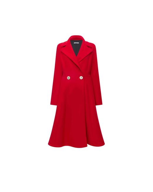 James Lakeland Princess Coat in Red | Lyst UK