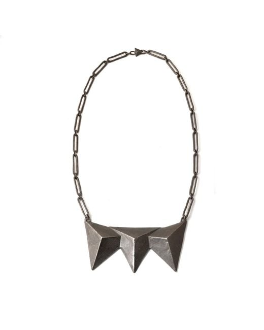 Zula Jewelry + Design Triple Triangle Breast Plate Necklace, Ancient ...