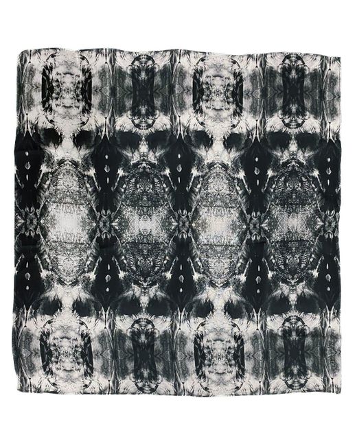 Babs Boutique NYC Silk Square Scarf in Grey | Lyst UK