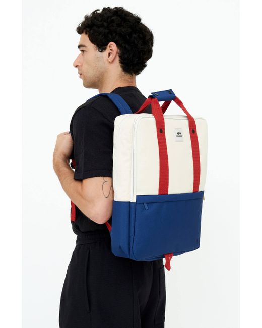 Lefrik Daily Backpack Bauhaus Block in Blue | Lyst