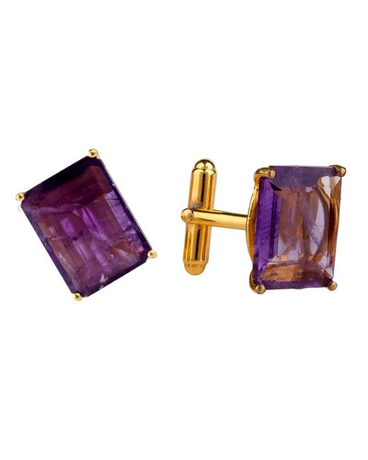 Bounkit Hassan Cufflinks in Purple for Men | Lyst