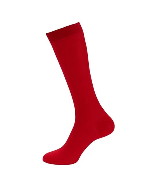 HIGH HEEL JUNGLE by KATHRYN EISMAN Long Socks in Red | Lyst