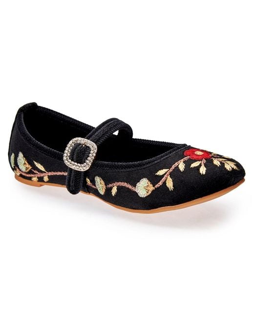 Fuchsia Shoes Paradise Mary Jane in Black | Lyst UK