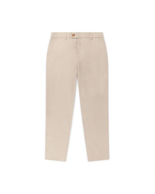 Marané Neutrals Classic Tapered Chinos in Natural for Men | Lyst UK