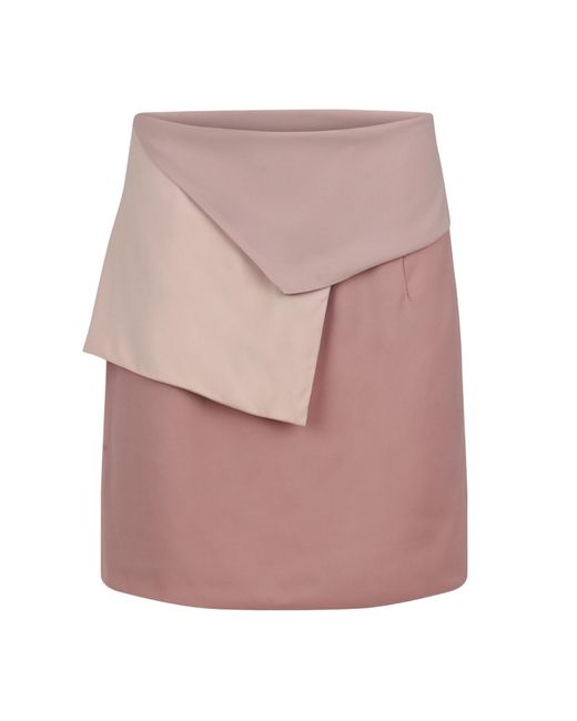 Mary Dickow Farida Skirt-Latte in Pink | Lyst