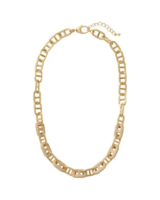 Alexie of Athens Greco Pavé Equestrian Chain in Metallic | Lyst UK