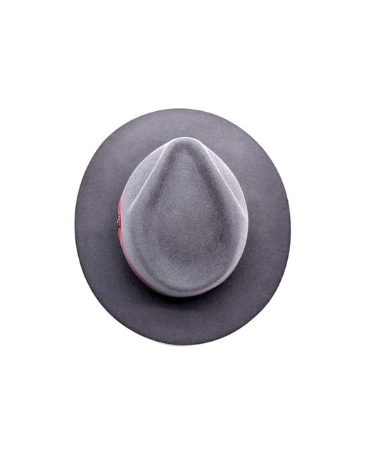 DORIA 1905 Storm Smooth Lapin Felt Drop Hat in Blue for Men | Lyst UK