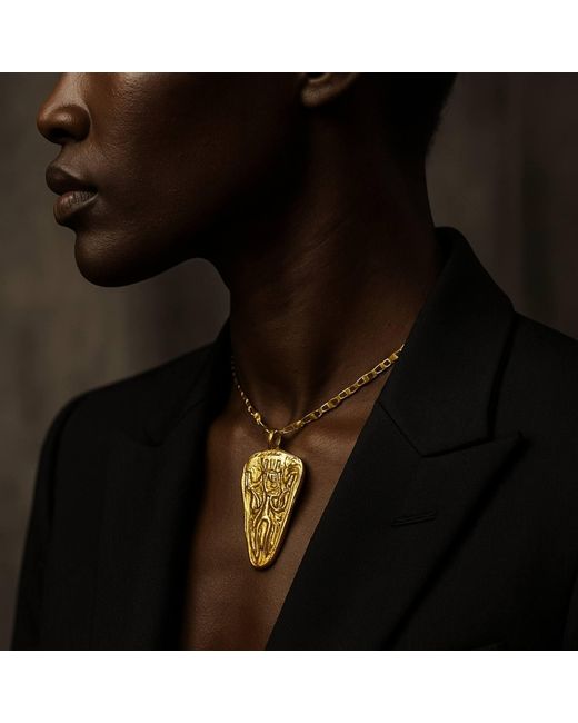 Silver & Elegant Co. Astarte Goddess Pendant Necklace in Metallic for ...