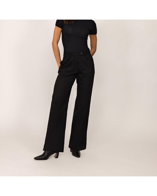 Marané High-Waisted Smart Trouser in Black | Lyst UK
