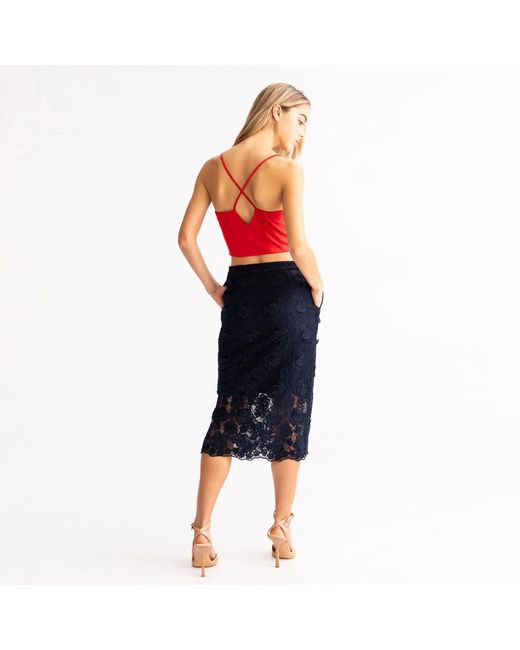 Emma Wallace Yan Skirt in Blue | Lyst UK