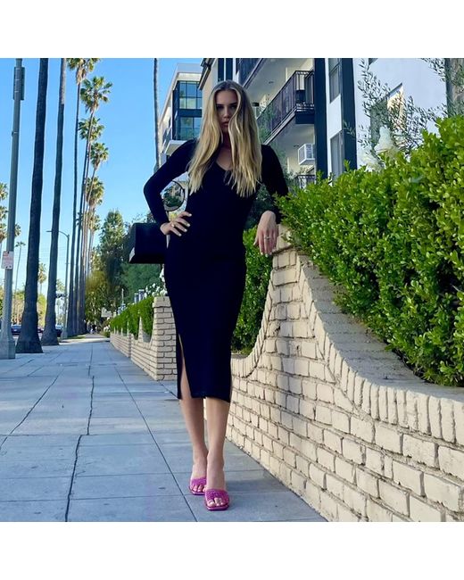 Allegra James Vera Lucite Rhinestones Metallic Evening Party Leather ...