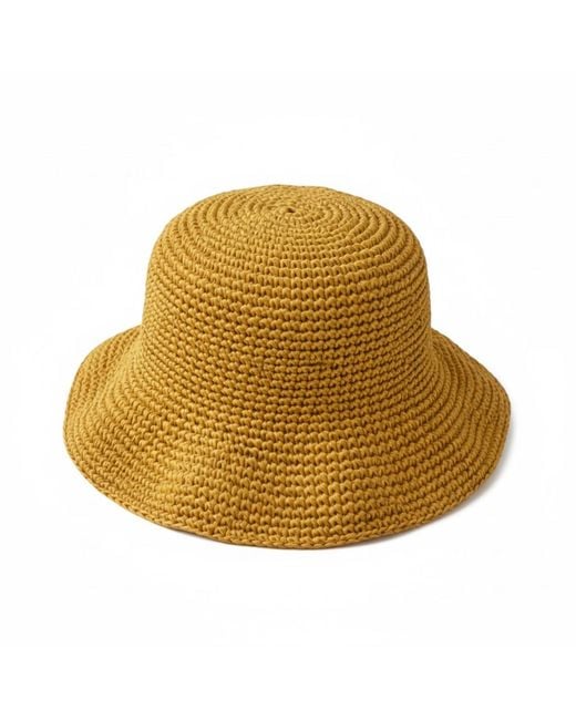 Springmoonatelier Luxury Handmade Raffia Crochet Bucket Hat – Premium ...