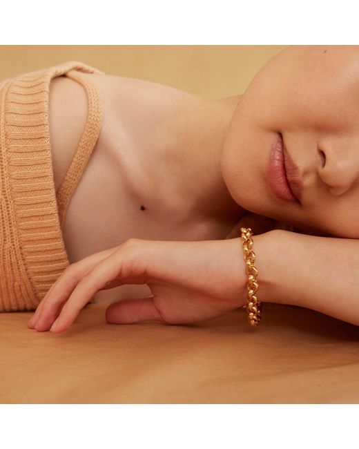 Biko Jewellery Mini Axel Bracelet in Metallic | Lyst UK