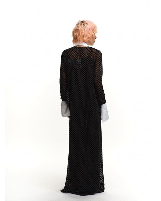 Clothes by Locker Room Layered Two-Tone Maxi Dress in Black | Lyst