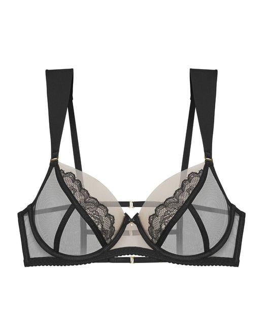 Perilla Lingerie Elin Bra in Brown | Lyst