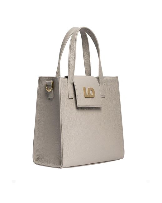 Laura Olaru Zitta Leather Bag in Gray | Lyst
