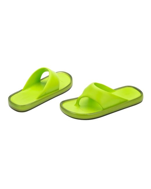 Melissa Float Flip Flop in Green | Lyst