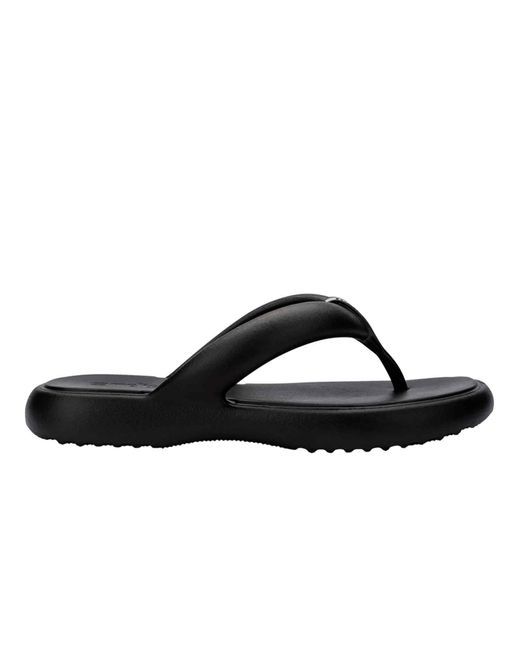 Melissa Free Low Flip Flop in Black | Lyst UK