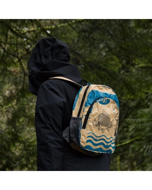 Torrain Recycled Bags Neutrals Tan Fish Scout Backpack in Blue | Lyst