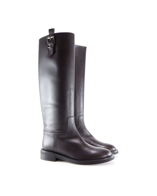 Notabene Andora Boots, Dark Leather in Black | Lyst UK