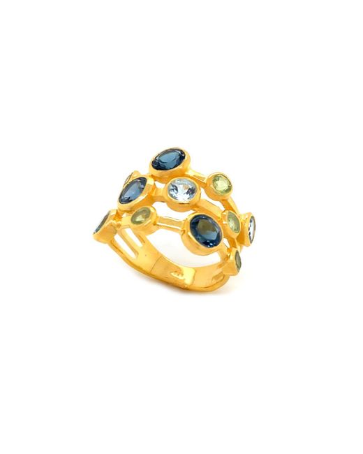 GEM BAZAAR The Juliet Ring in Metallic | Lyst