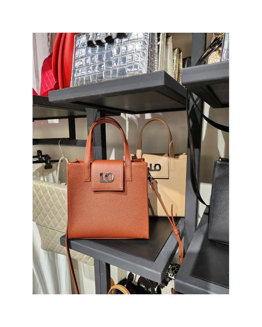 Laura Olaru Zitta Cognac Leather Bag in Brown | Lyst