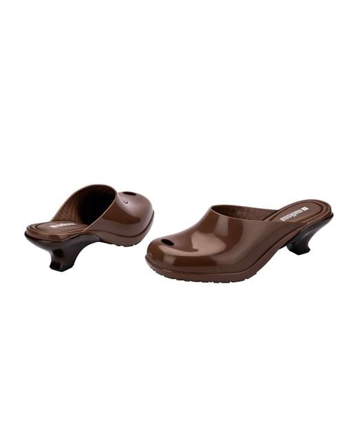 Melissa Gaia Low Heel in Brown | Lyst