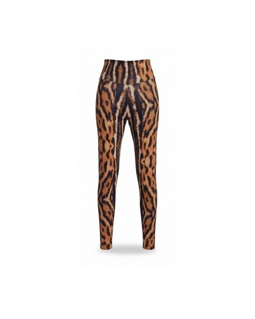 Befitnesslou Leopard Animal Print Legging in Brown | Lyst UK