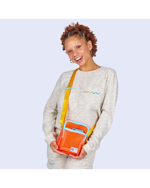 Mokuyobi Neutrals Tiger Mesh Sidekick Sling in Orange | Lyst UK