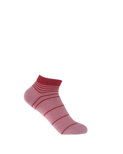 Peper Harow - Made in England Block Stripe Fire & Retro Musk Trainer Socks Bundle in Red | Lyst UK