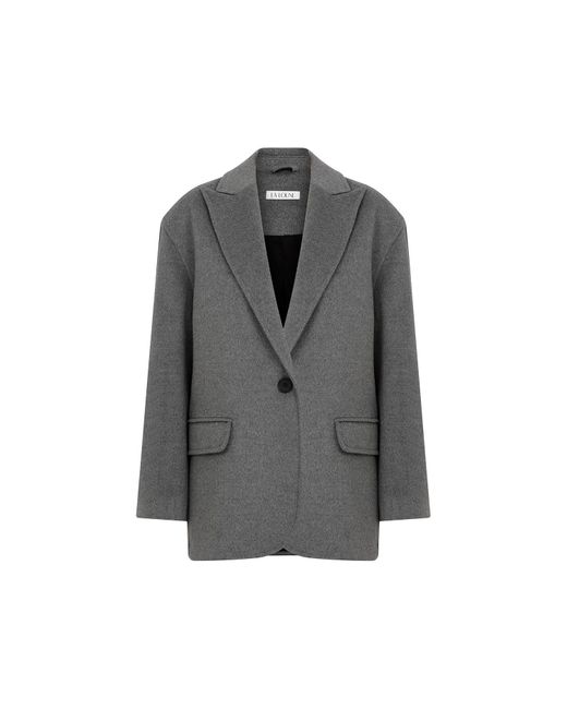 La Loune Ashley Wool Cachet Jacket in Gray | Lyst